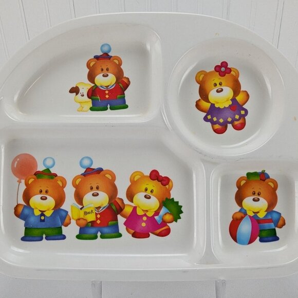 Shunta | Dining | Vintage Shunta Melamine Ware Divided Childrens Plate ...